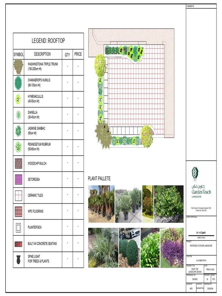 Rooftop Landscape Design Proposal | PDF