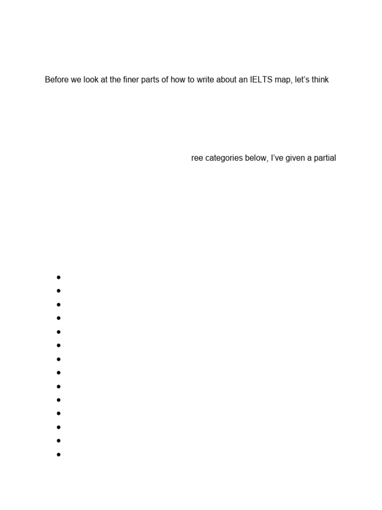 IELTS Map Vocabulary | PDF | Vocabulary | Word