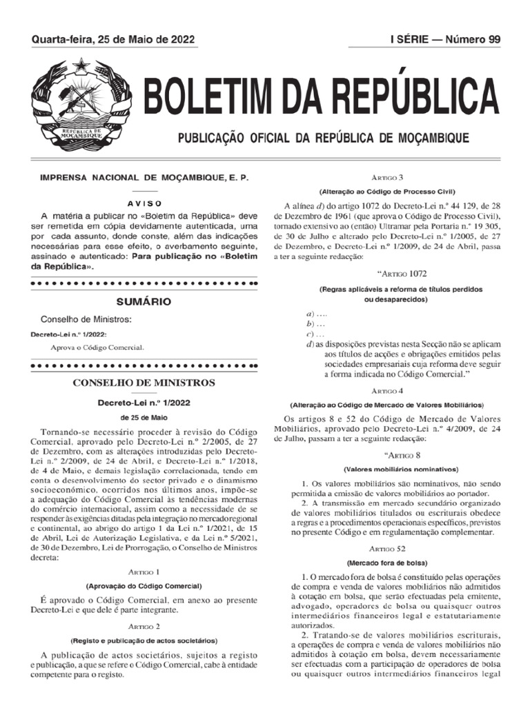 NOVO Codigo Comercial BR 2022 - 014037 | PDF