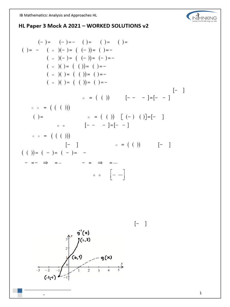 Paper3 Practice2 Exemplar | PDF | Function (Mathematics) | Mathematical Concepts
