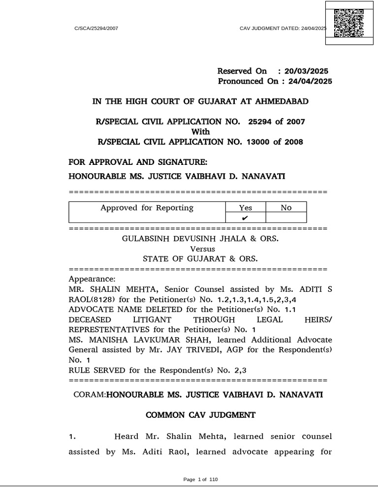 Godra Train Burning 9 GRP Staff Dismissal Upheld by SCI Dt. 24.4.25 ...