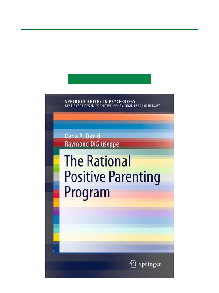 The Rational Positive Parenting Program PDF Ebook With Full Chapters ...