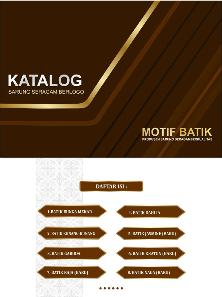 Katalog Seragam Batik | PDF