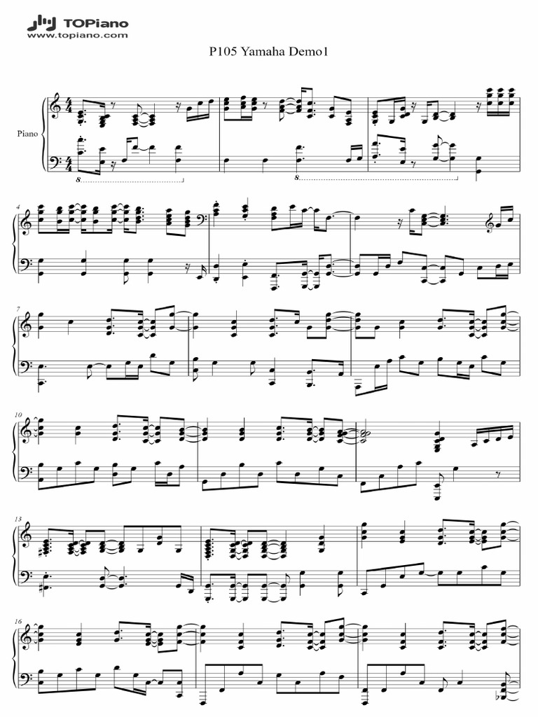 P105 Yamaha Demo1 | PDF