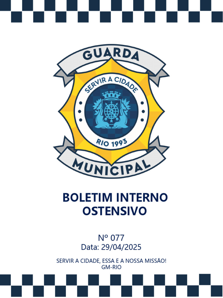 Boletim Interno GM-Rio Nº 077 | PDF | Brasil