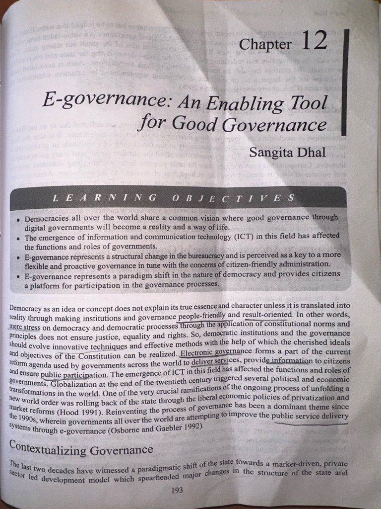 E Governance | PDF | Governance | Government