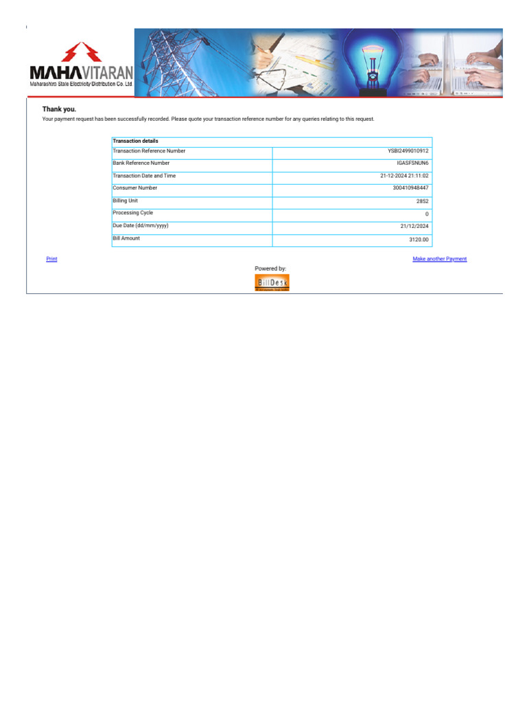 MAHADISCOM - Maharashtra State Electricity Distribution Co. LTD | PDF