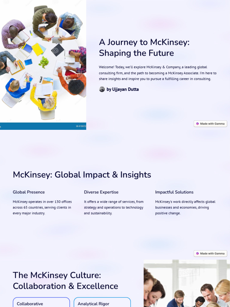 Pathway to a McKinsey Career | PDF | Mc Kinsey & Company | Mindset