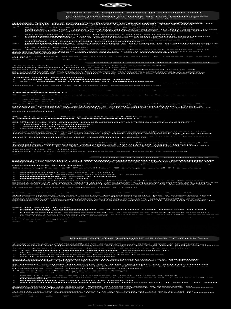 Natural Word Order | PDF