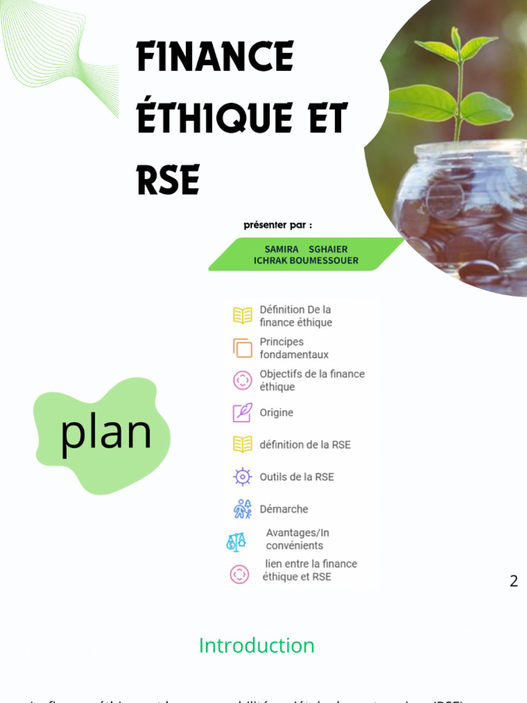 RSE Et Finance Éthique | PDF