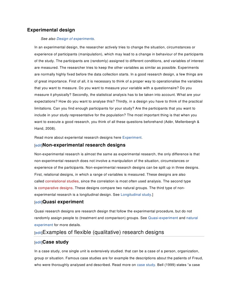 Experimental Design | PDF | Research Design | Experiment