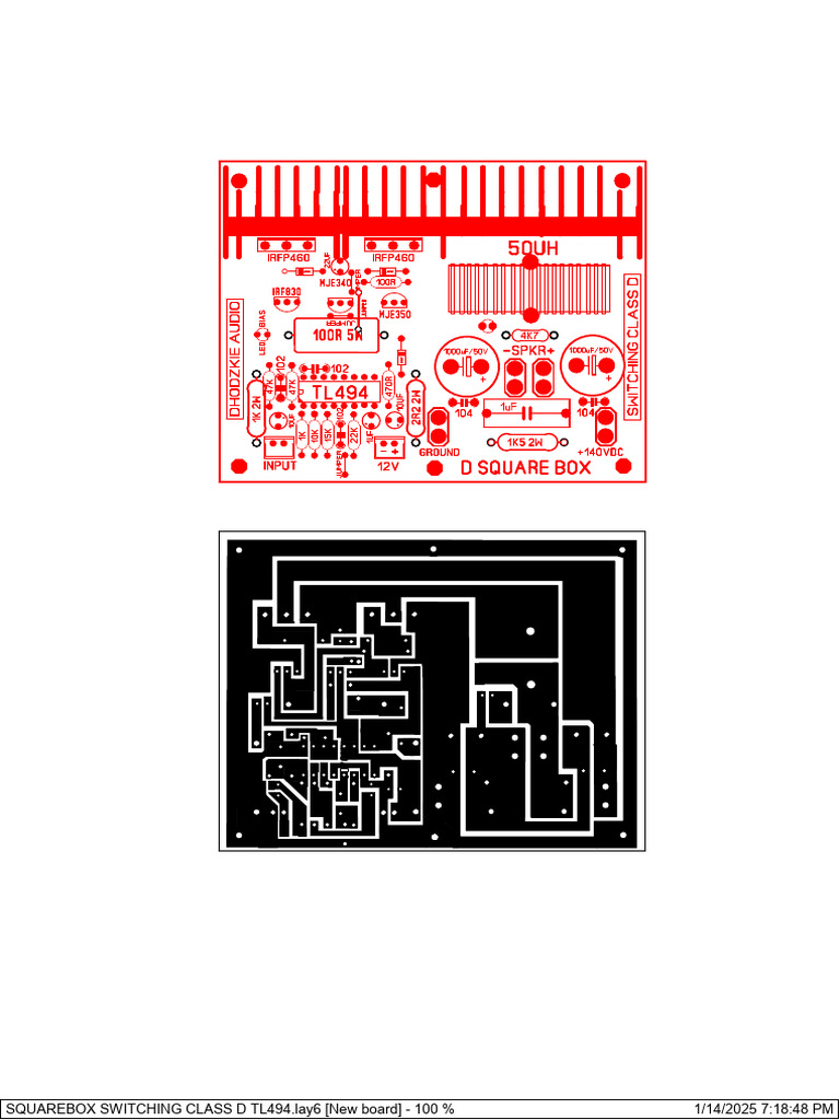 Squarebox Tl494 Class d PDF(2) | PDF
