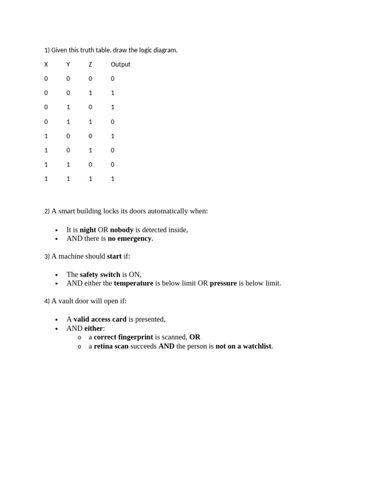 Boolean Drawing Questions | PDF