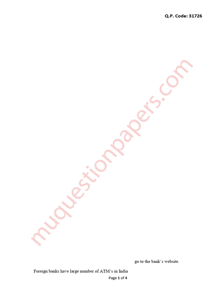 Fy Bcom Sem2 Commerce II Cbcgs Apr18 | PDF | Business Economics | Service Industries