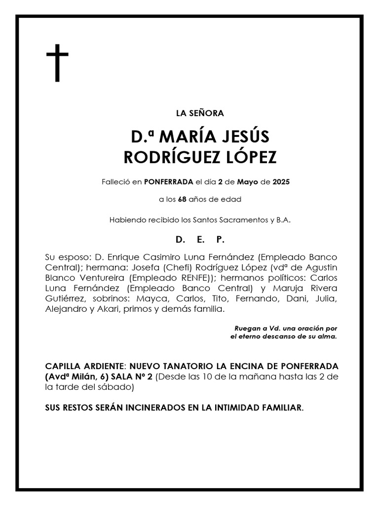 Esquela 1746205014 | PDF