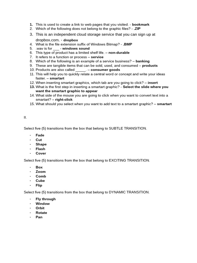 Computer 5 Reviewer | PDF