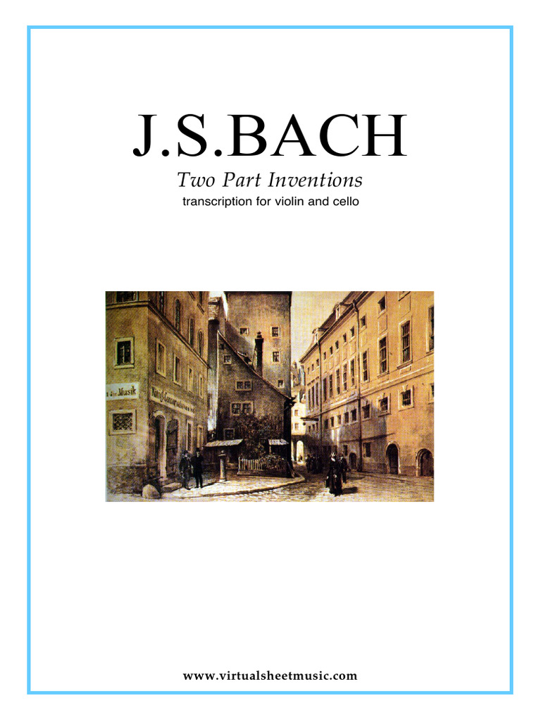 e-Bach-J.S.-Two-Part-Inventions-for-Violin-and-Cello | PDF