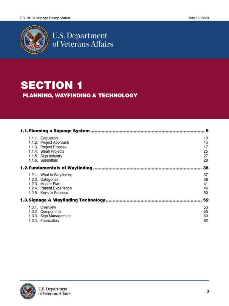 Design Manual - Signage - 8-9 | PDF