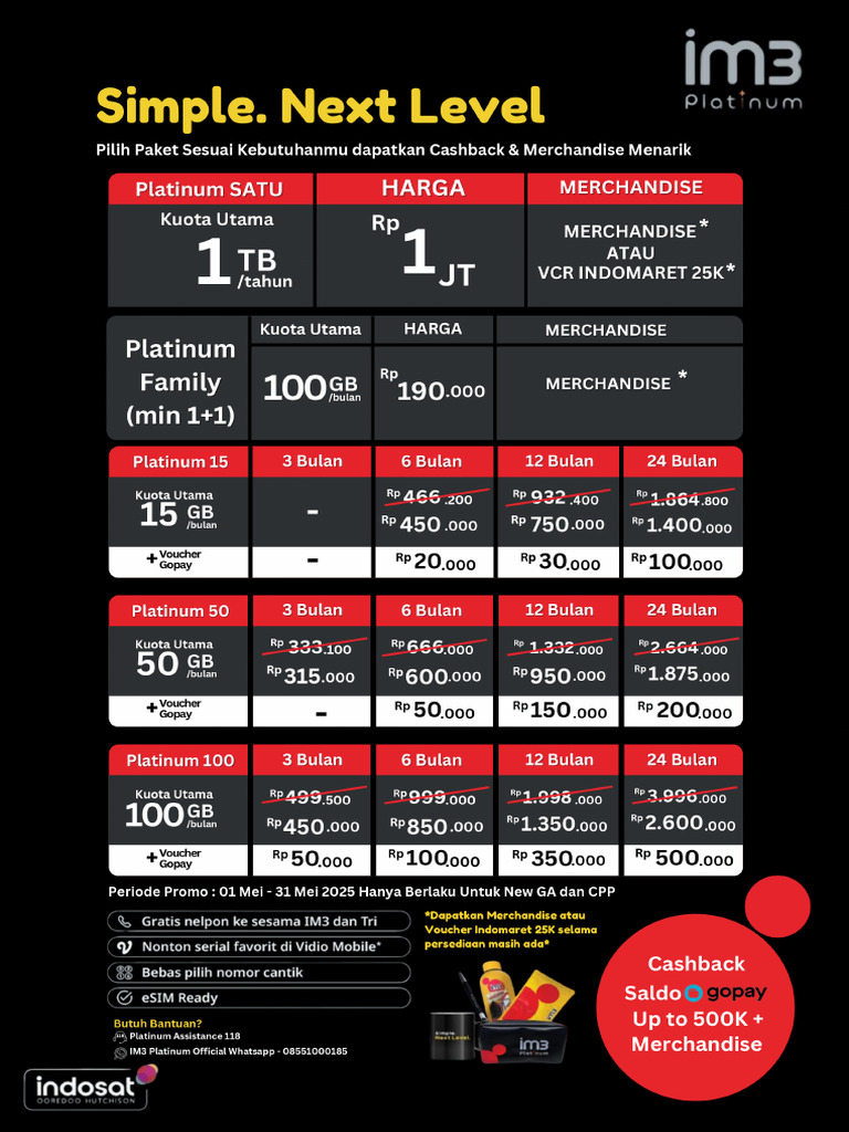 Promo IM3 2025 Mei Ver 03 | PDF