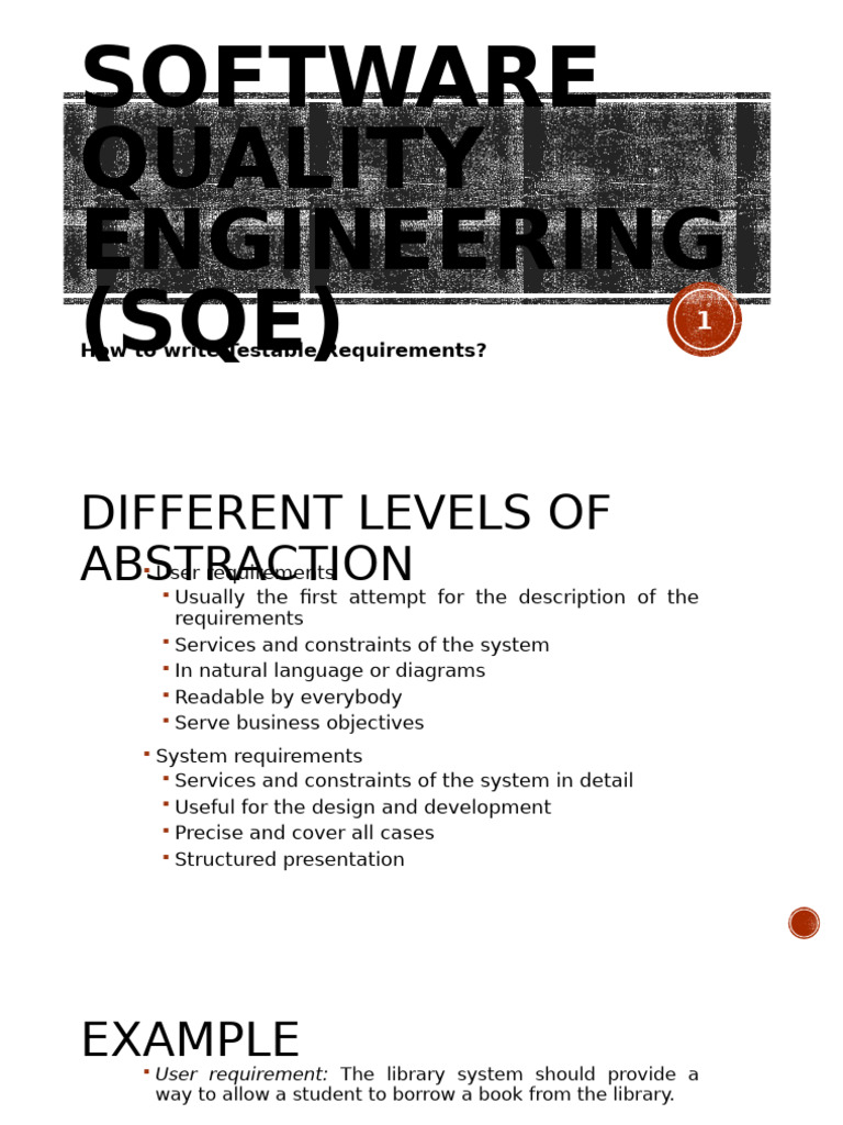 Writing Testable Requirements Guide | PDF | Software Quality ...