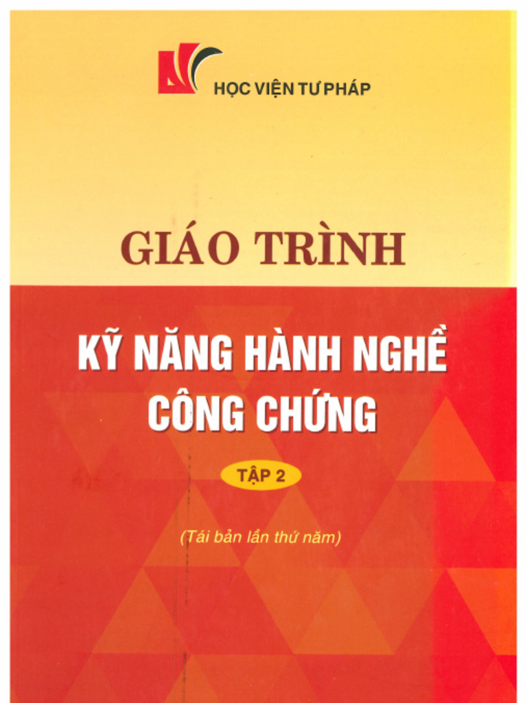 Giao Trinh Tap 2 | PDF
