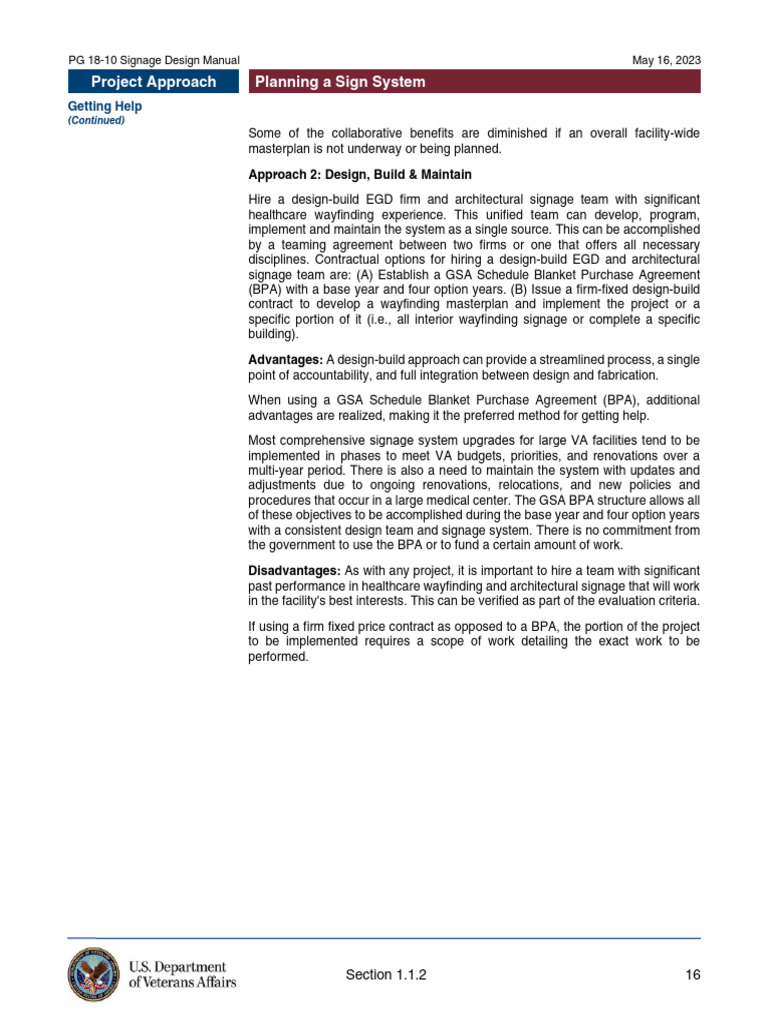 Design Manual Signage 16 17 | PDF | General Services Administration ...