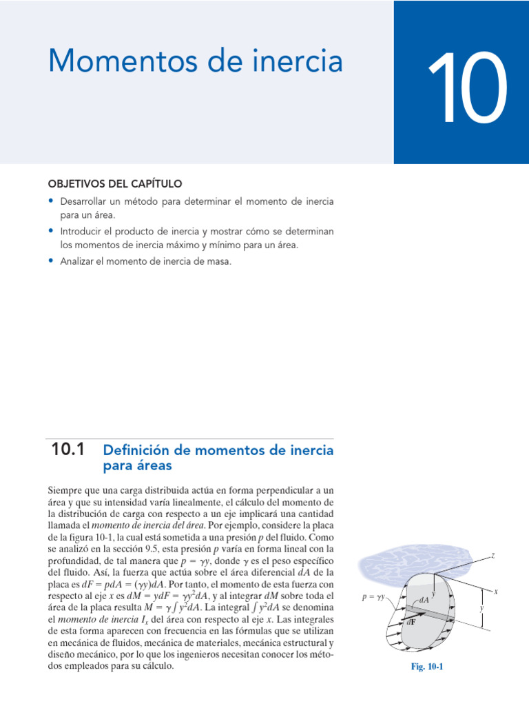 Cálculo de Momentos de Inercia en Áreas | PDF | Integral | Longitud