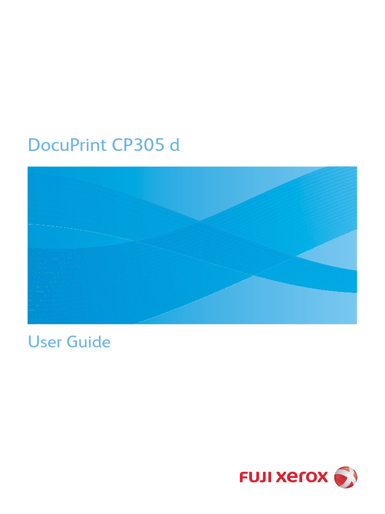 DocuPrint CP305 D User Guide (Korean) | PDF