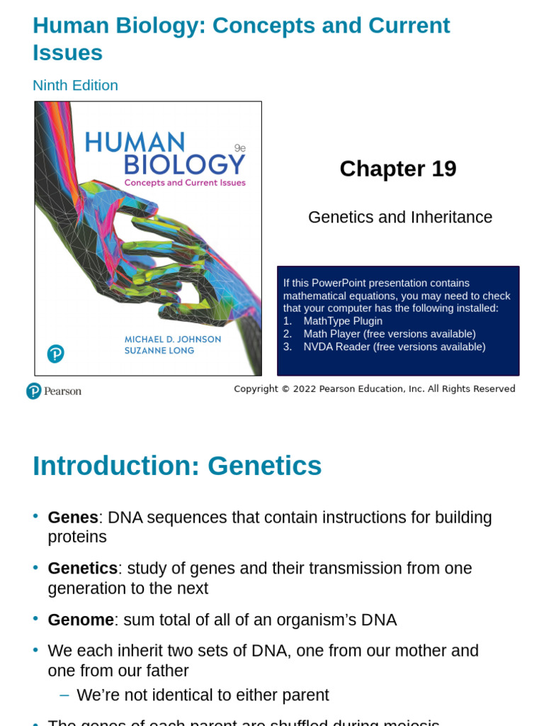 CELL 205 L07 CH 19 Slides - Final | PDF | Dominance (Genetics) | Allele