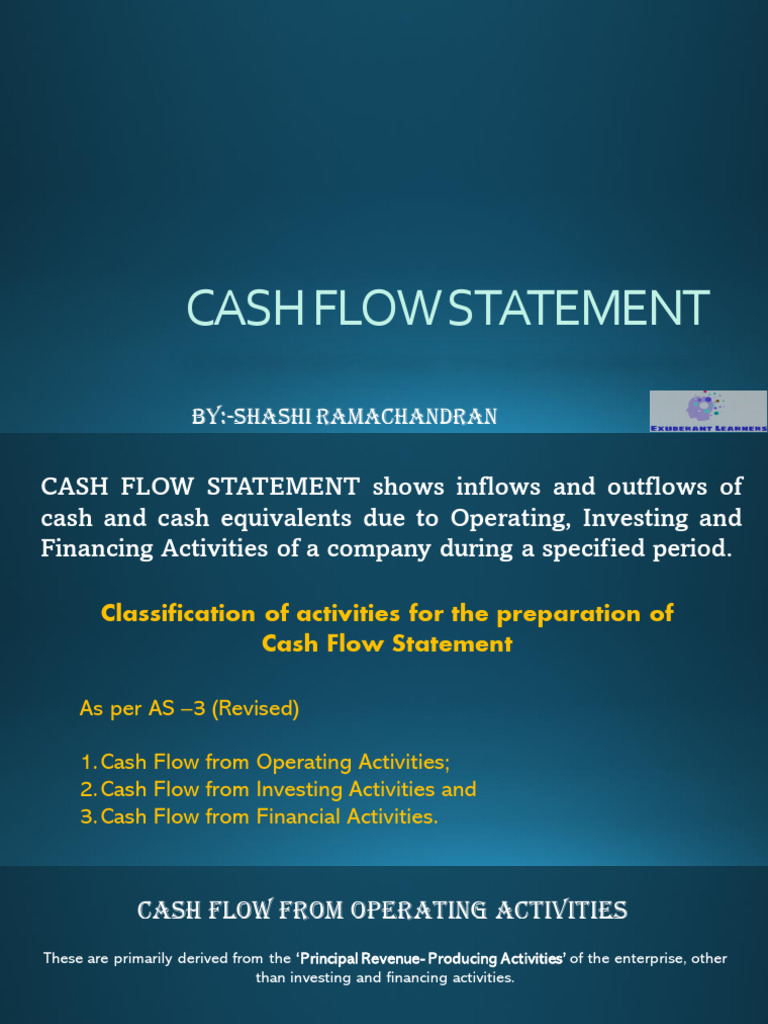 Cash Flow Statement | PDF | Bad Debt | Dividend