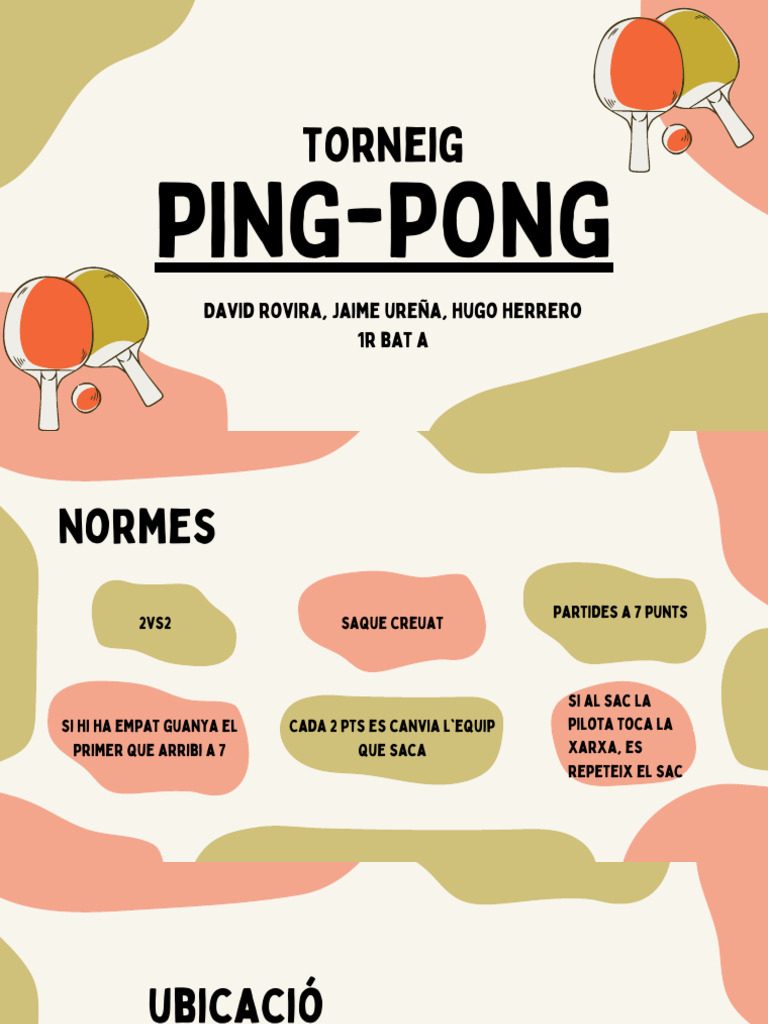 Torneig Ping-Pong | PDF