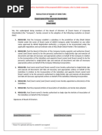 Board Resolution for ADGM Subsidiary | PDF | Board Of Directors ...