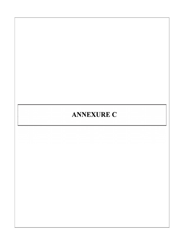 Annexure C | PDF