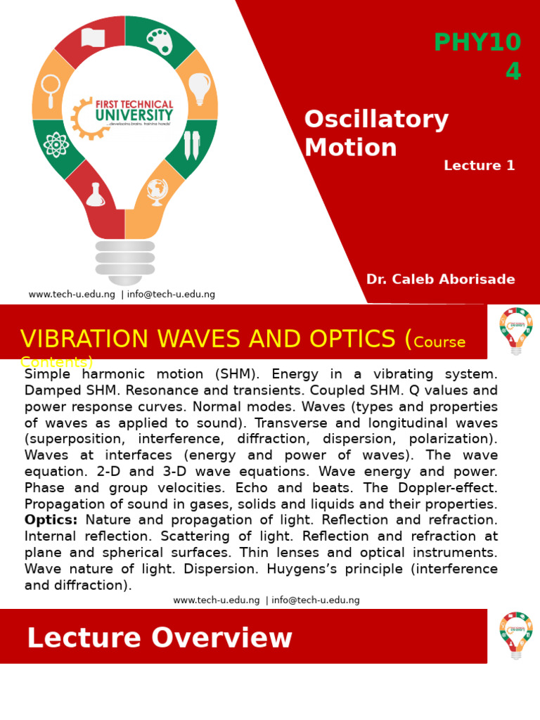 Simple Harmonic Motion | PDF | Waves | Oscillation