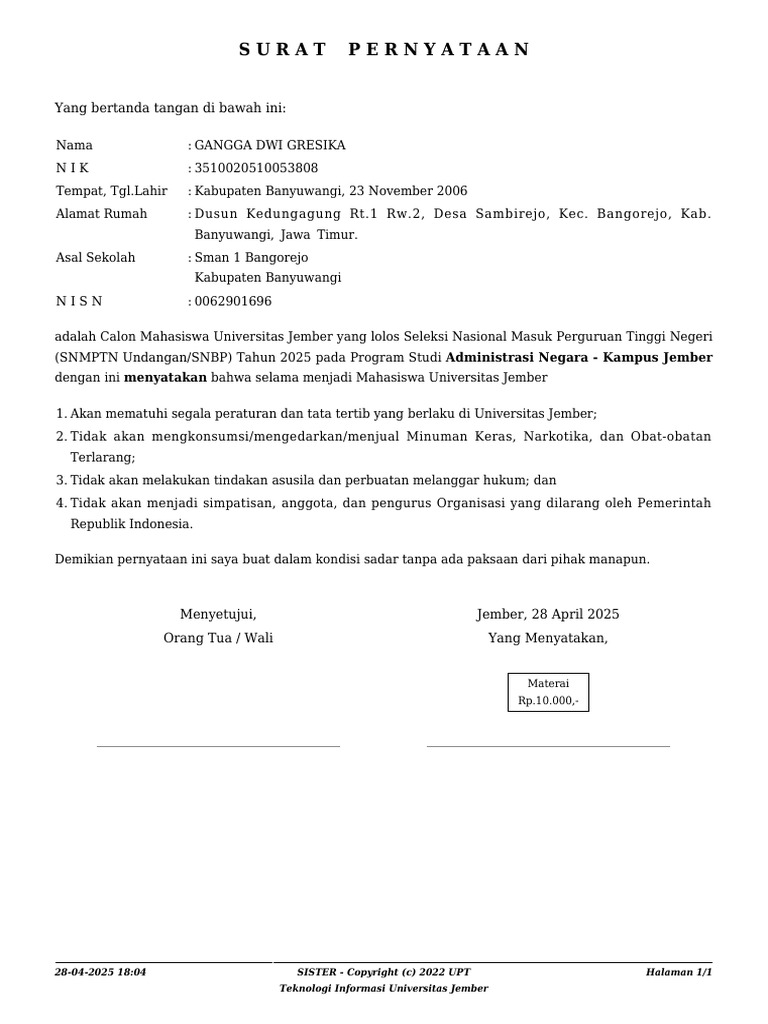 Cetak Aturan-1 | PDF