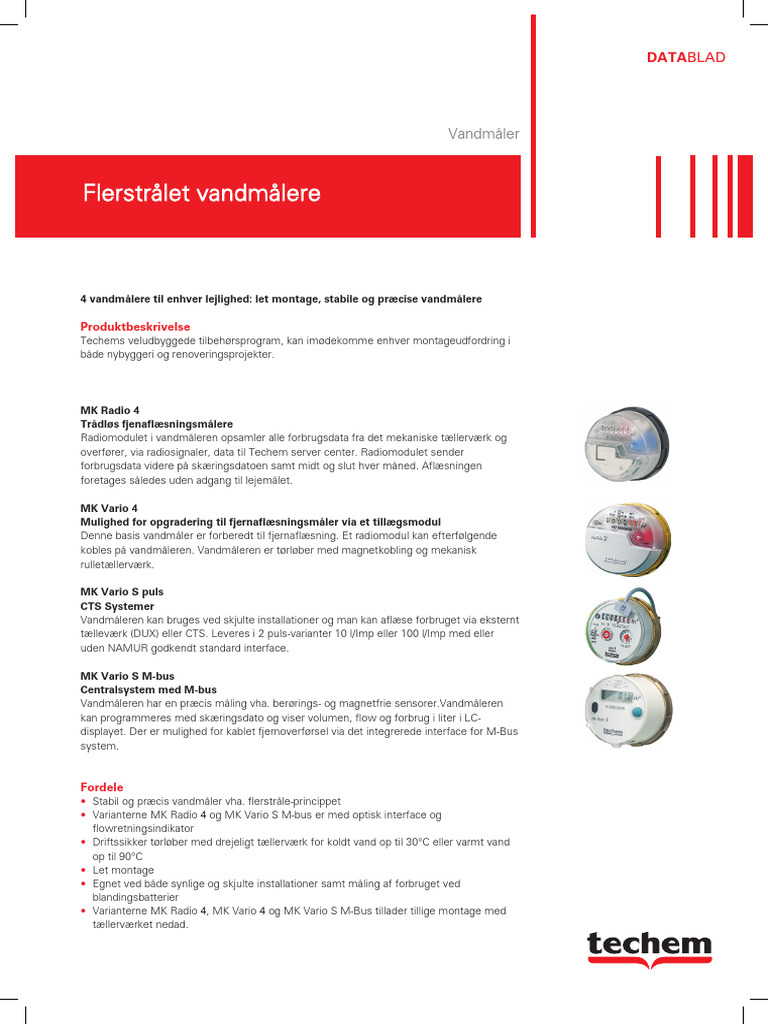 Datablad MK Radio, Vario, Puls, M-Bus.pdf.coredownload.inline | PDF