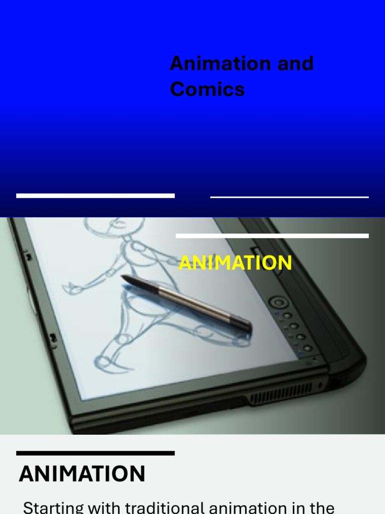 Arts L1 Animation and Comics | PDF | Animation | Cartooning