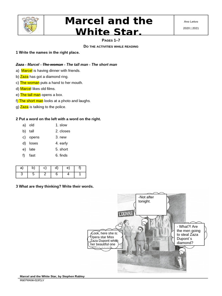 Ficha Formativa Marcel 1 | PDF
