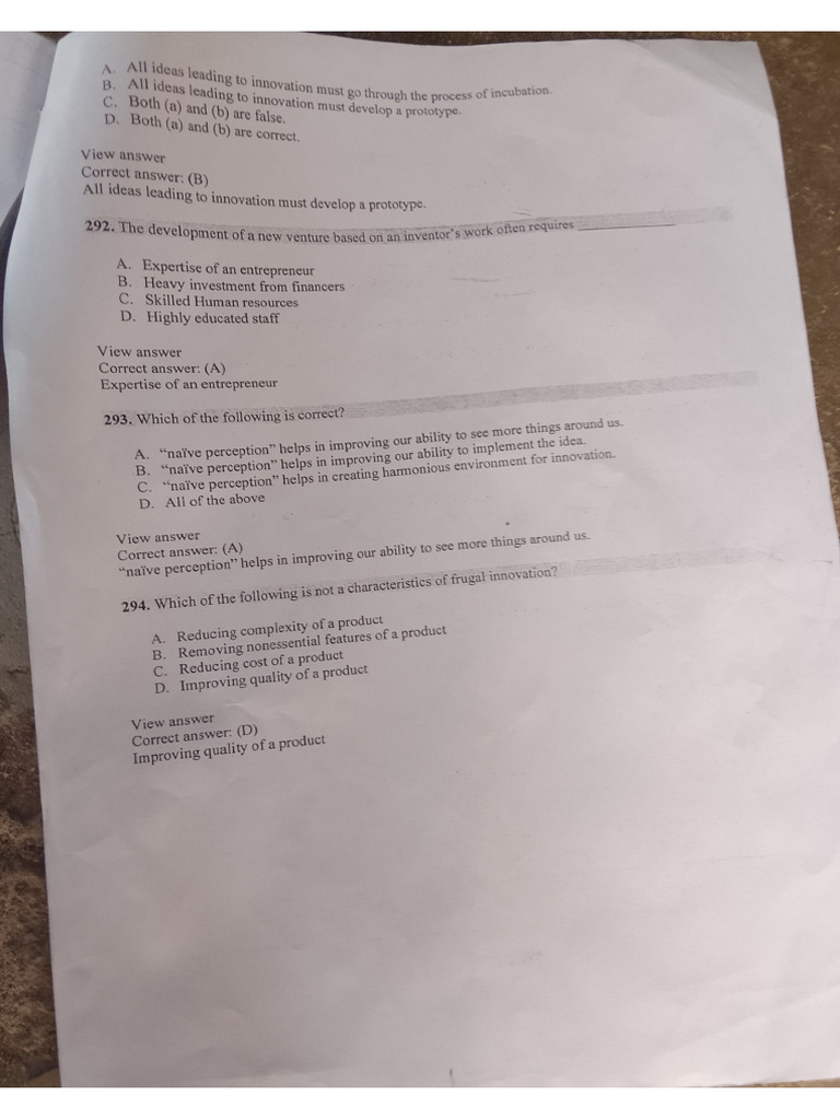 GST 300 Past Question | PDF