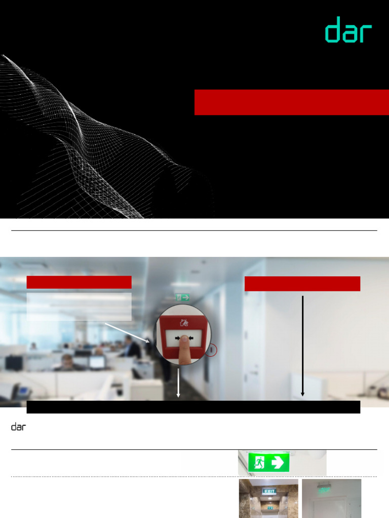 Emergency - Fire Drill Presentation - Dar - AL-Khobar | PDF | Elevator ...