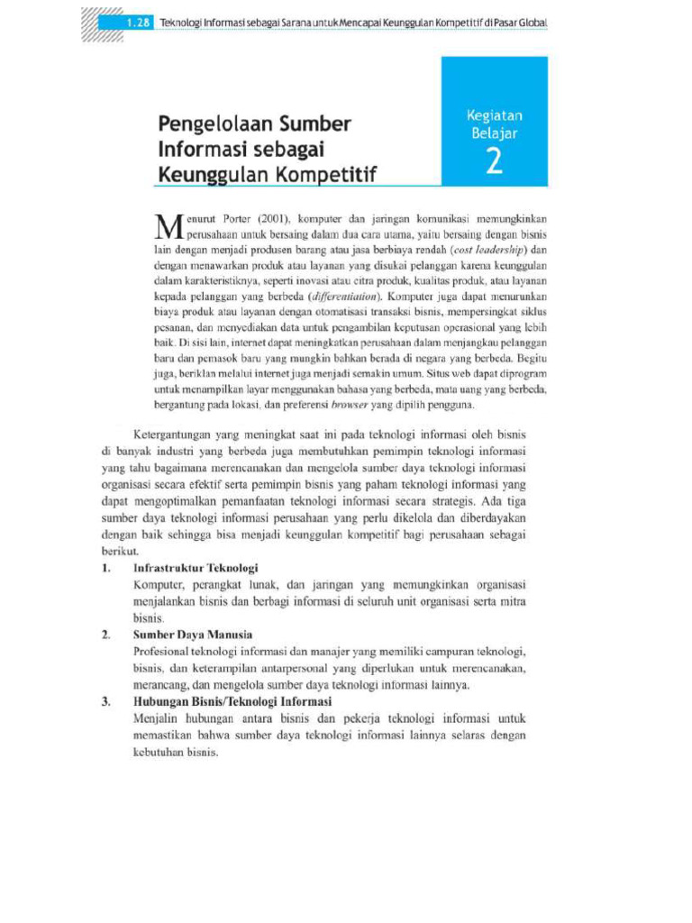 Keunggulan Kompetitif | PDF