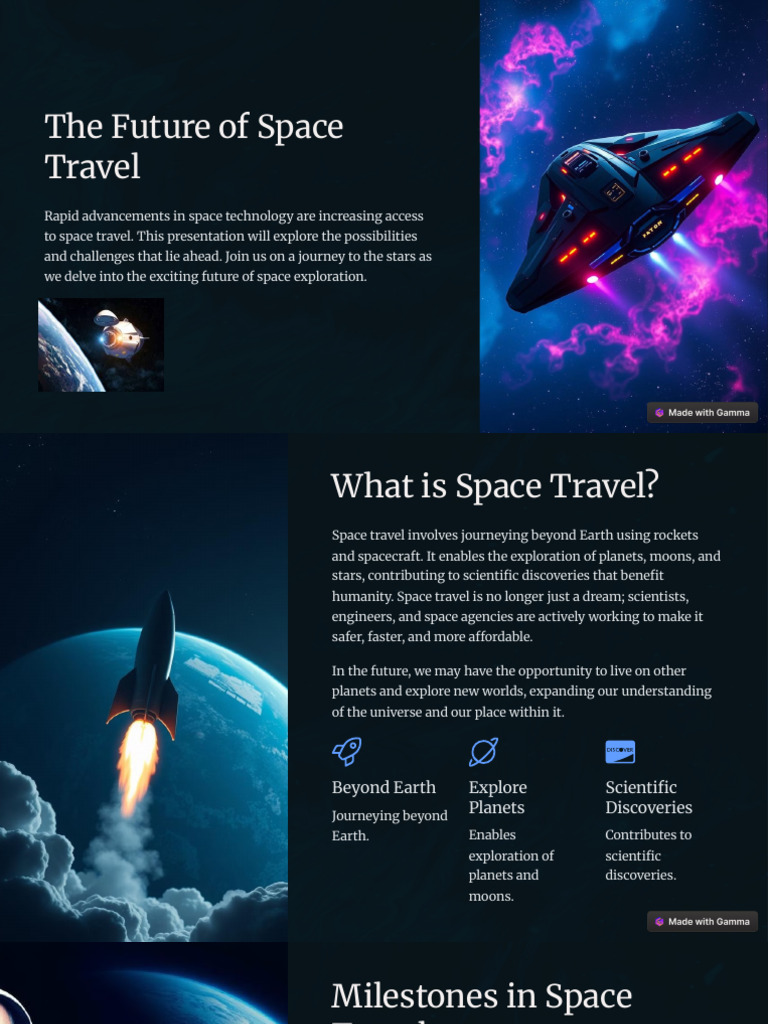 The Future of Space Travel | PDF