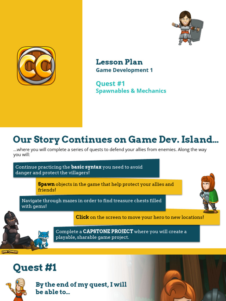 Game Dev 1 - Lesson 1 - Spawables & Mechanics | PDF | Debugging | Software Engineering