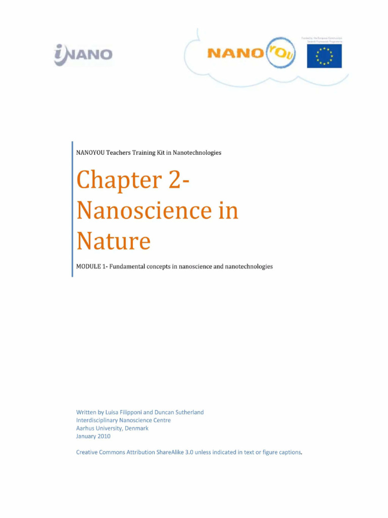 Nanoscience CHP2 | PDF