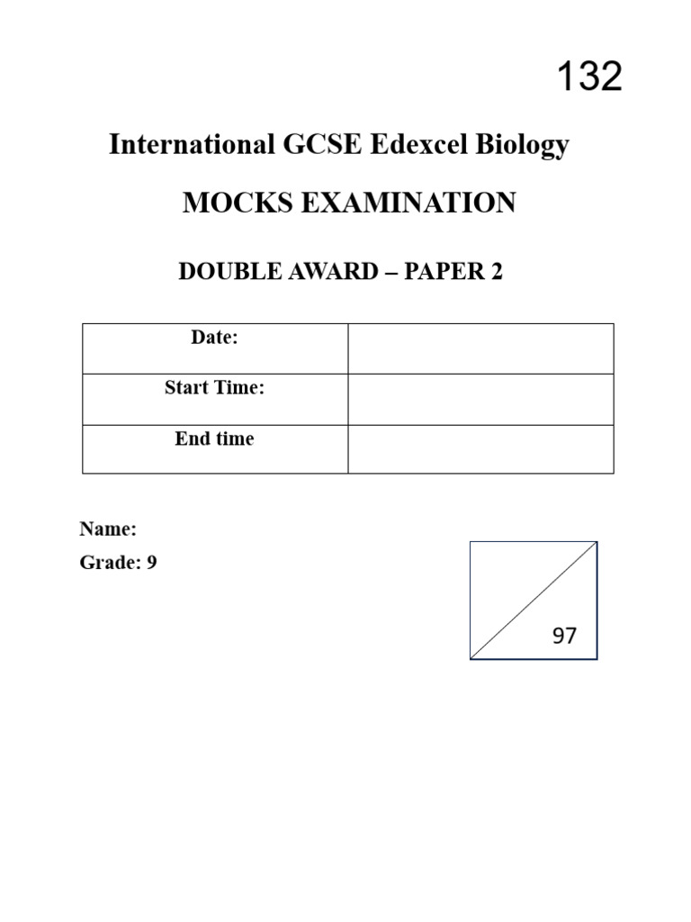 Double Bio Paper 2 | PDF
