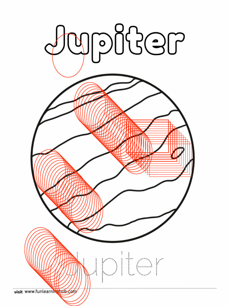 Jupiter Coloring Page 43 | PDF
