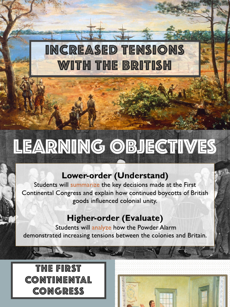 Colonial Unity Amidst Rising Tensions | PDF | Battles | American ...