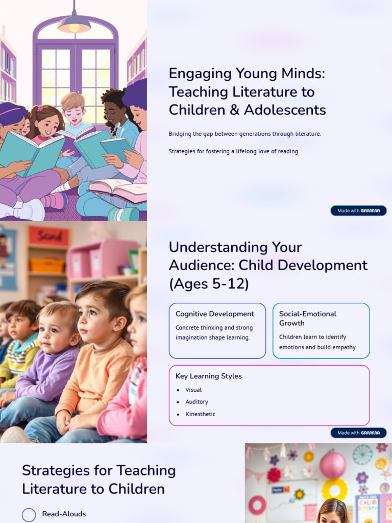 Engaging Young Minds Teaching Literature To Children and Adolescents ...