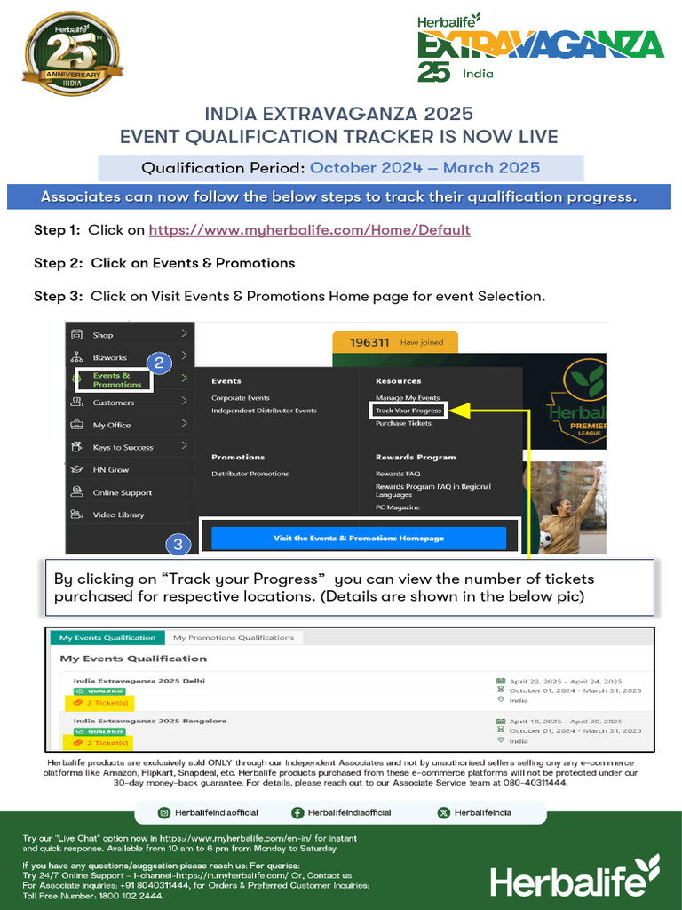 India Extravaganza 2025 - Event Tracker Update Flyer | PDF