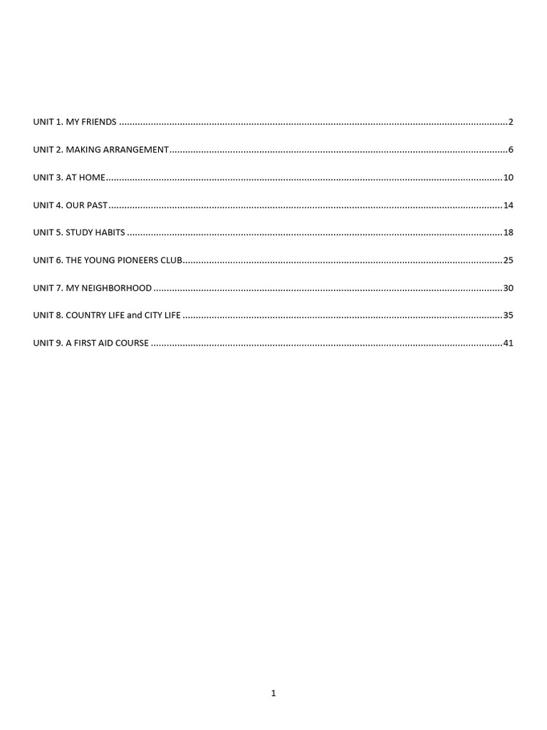 [Grade 8] Review Unit_HK1_sách cũ | PDF